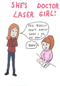 The Adventures of Laser Girl – Kirsty's Keyboard